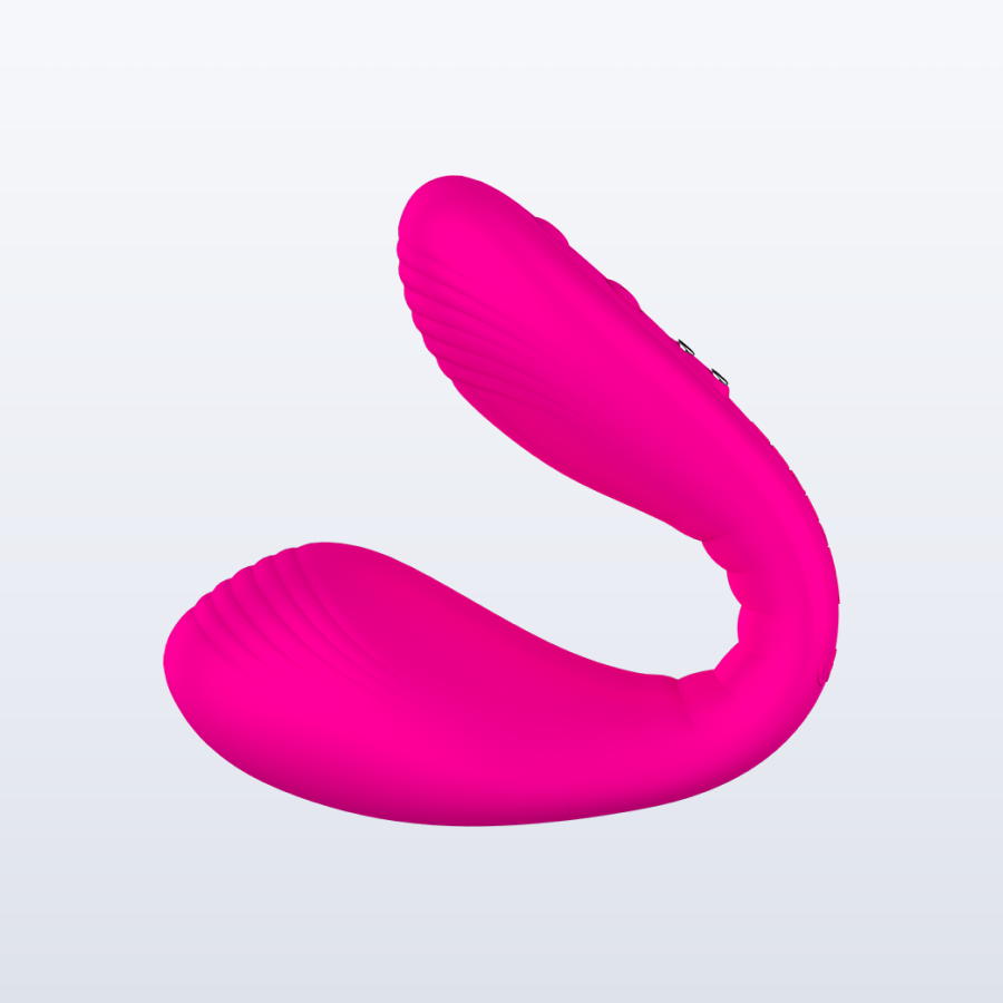 75743 Lovense Dolce, розовый. Вибростимулятор для пар с управлением со смартфона