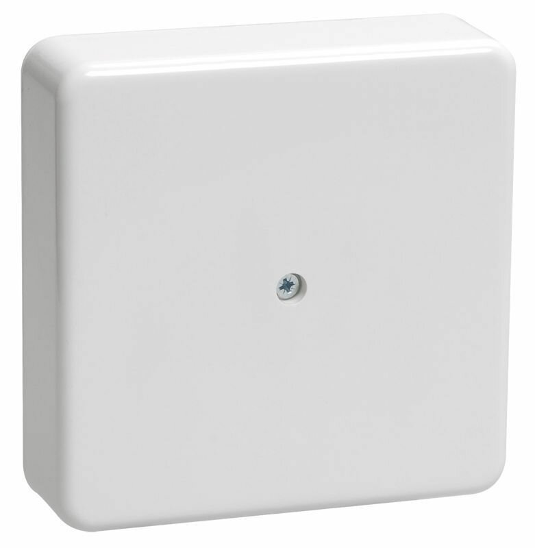 Коробка распаячная ОП 75х75х28 IP20 КМ41216-01 (6 клем. 6кв. мм) бел. IEK UKO10-075-075-028-K01