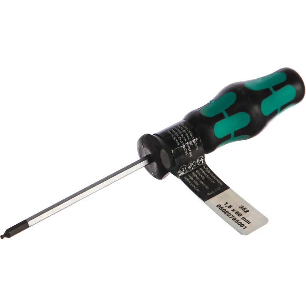 WERA отвёртка (шт) 352 SW 1,5/ 60 MM WE-022795