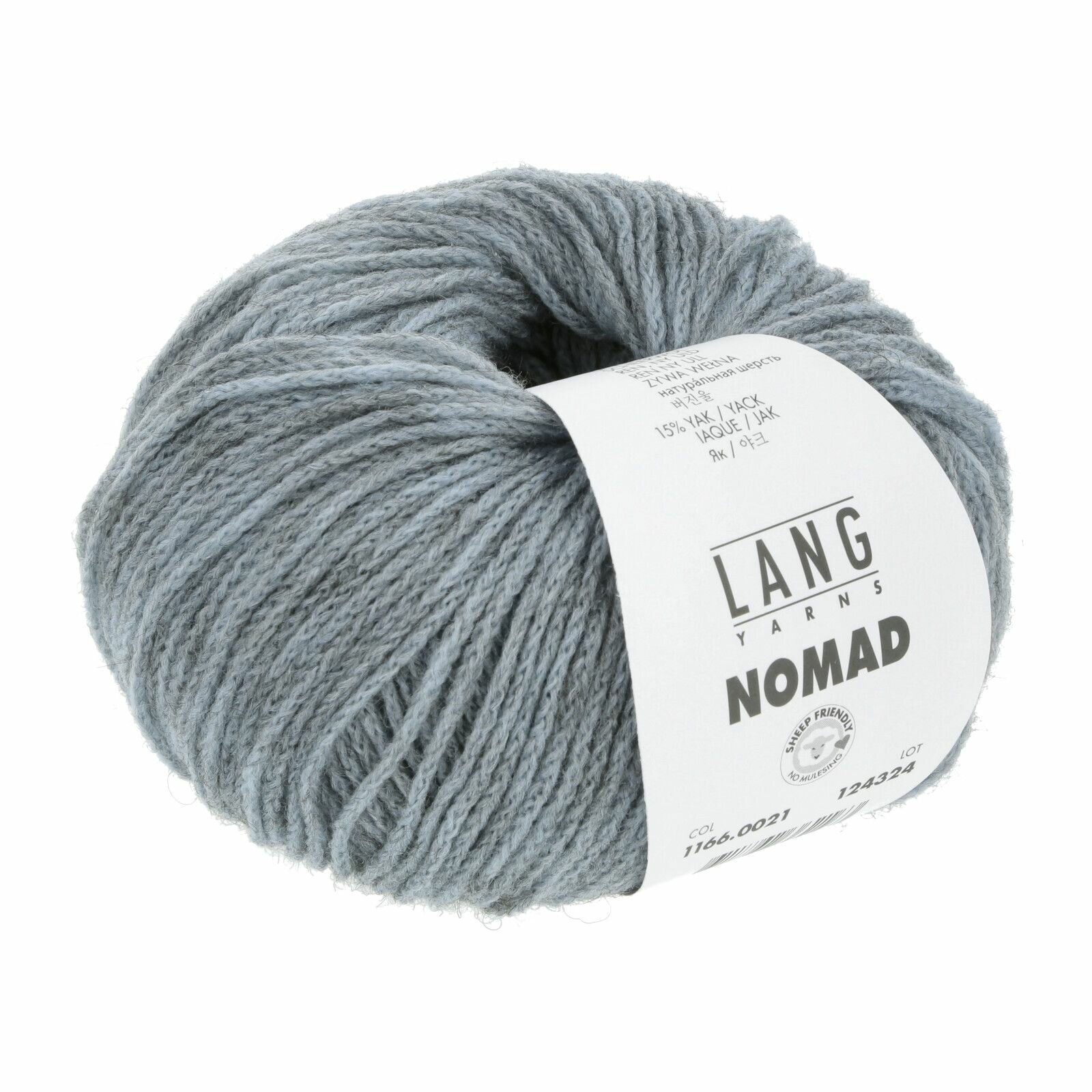 Пряжа для вязания Lang Yarns Nomad (1166.0021) 1 моток 25 г/125 м