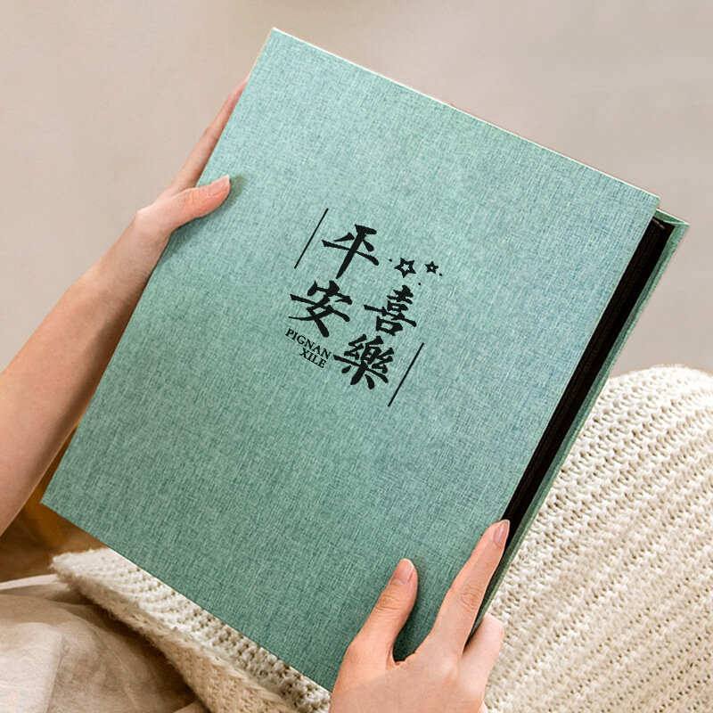 Фотоальбом из хлопка и льна с вставками, 1000 страниц, большой объем для семейной коллекции фотографий, памятный альбом, ламинированный, 5inch 6inch страниц