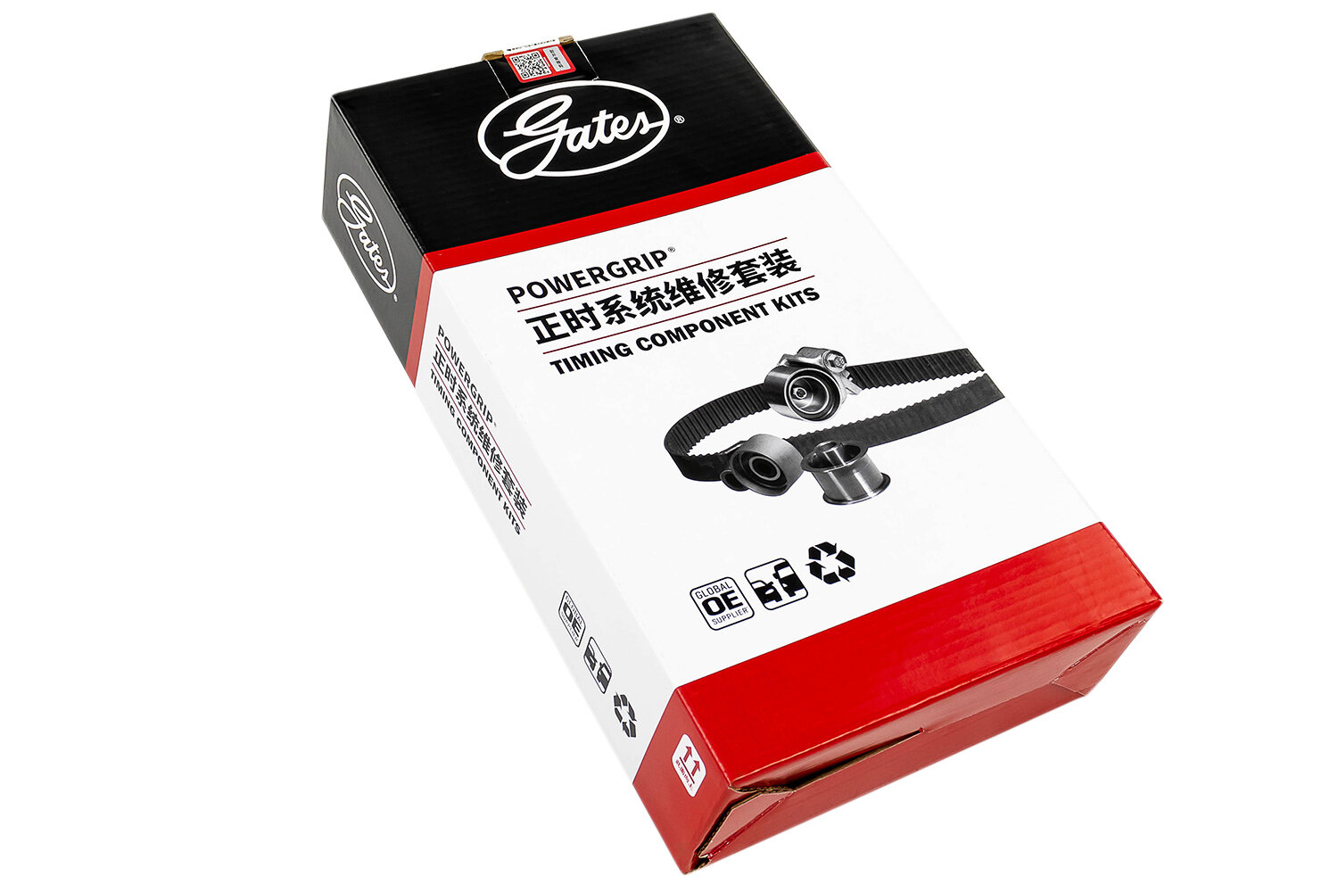 Комплект ремня ГРМ CHINA ORIGINAL GATES усиленный на 8 кл ВАЗ 2108-2115, Лада Приора, Калина 1-2, Гранта Стандарт, Ока