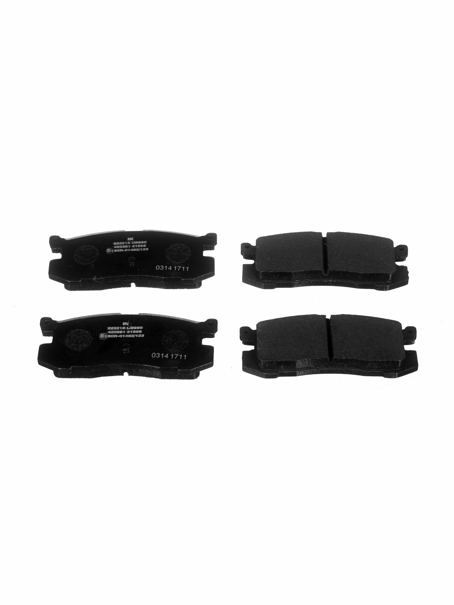 Колодки тормозные дисковые задние NK (223218)