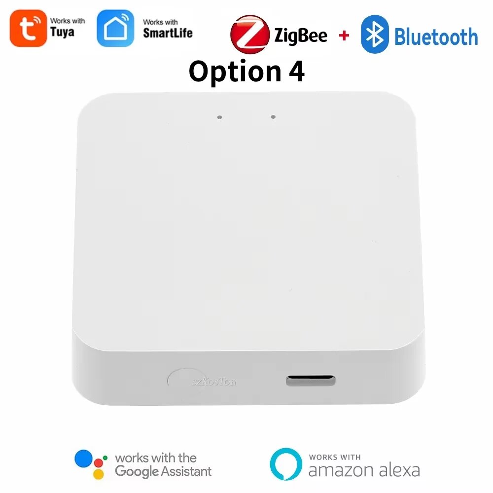 Шлюз умного дома Tuya ZigBee 3.0 Smart Gateway Hub Multi-Mode Smart Home Bridge с поддержкой Wi-Fi, Bluetooth, приложения и беспроводного дистанционного управления для Alexa и Google Home — Мультимодальный шлюз A