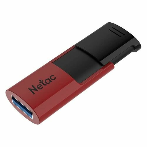 Флешка USB NETAC U182 64ГБ, USB3.0, красный и черный [nt03u182n-064g-30re]