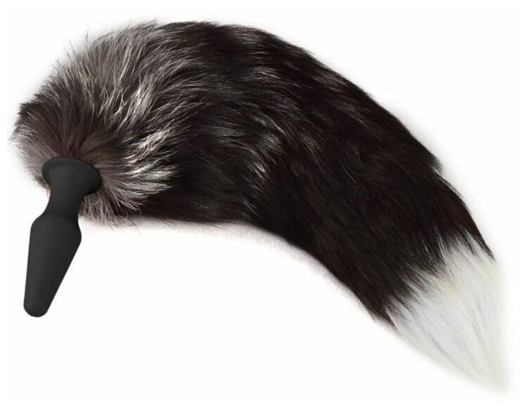 Анальная пробка с хвостом 9001М