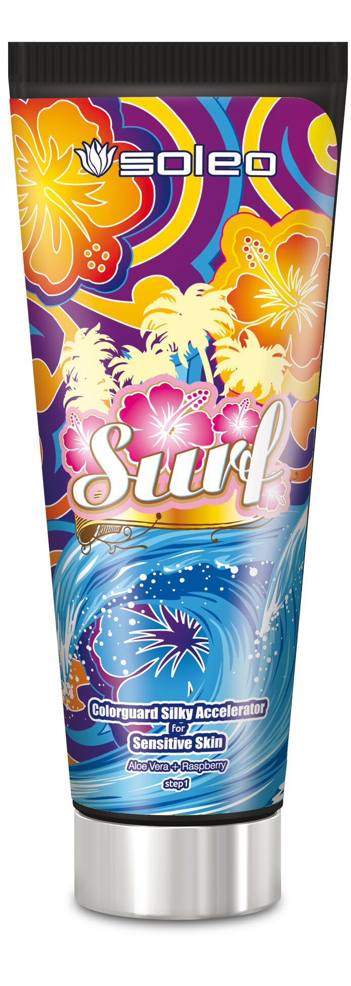 Soleo SURF (150 мл) ускоритель загара для чувствительной кожи с алоэ вера и пантенолом