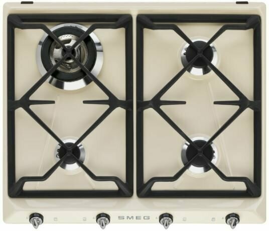 Встраиваемая газовая панель SMEG SR964PGH, официальная гарантия