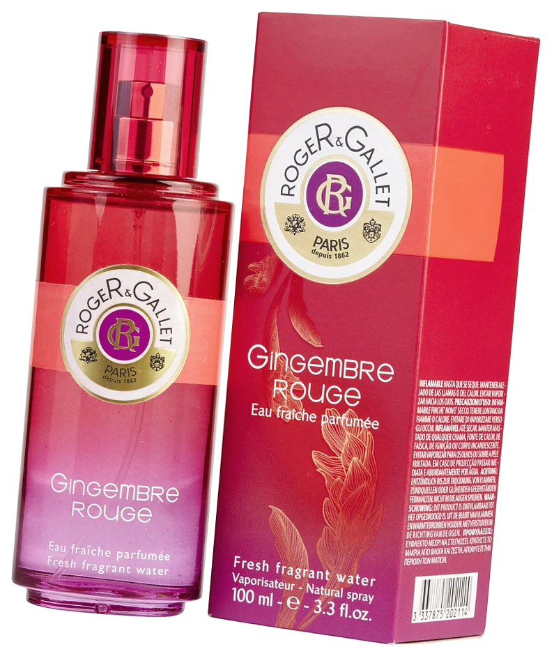Парфюмерная вода женская 100 мл - Roger and Gallet Gingembre Rouge / Роже и Галле Джинджембр Руж