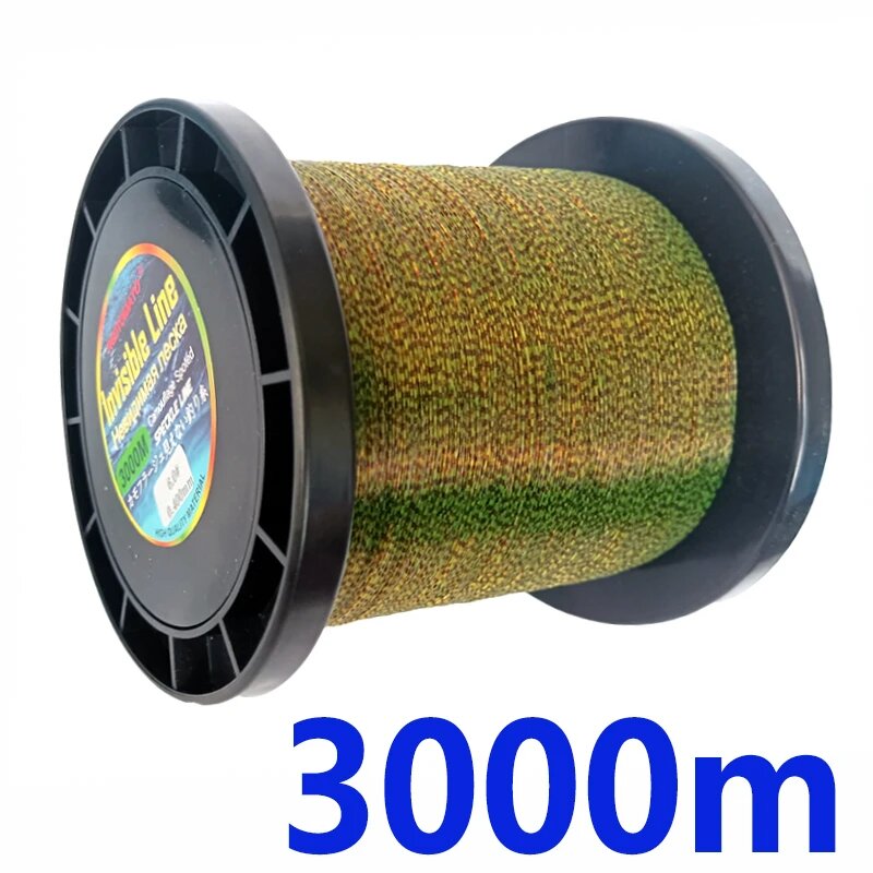 REDTOMATO нейлоновая пятнистая леска 500/1000/3000 м 8.0-0.470mm, 3000m green