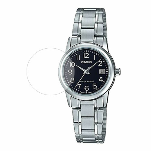 Скрин Мобайл защитный экран для часов Casio LTP-V002D-1B из гидрогелевая плёнка прозрачная