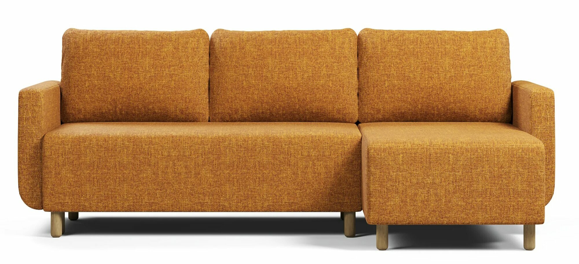 Угловой диван-кровать Беллер, 220х138х90 см, механизм Еврокнижка, диван раскладной большой, с ящиком для белья