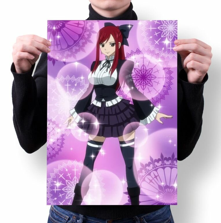 Плакат Хвост Феи, Fairy Tail №15, А4