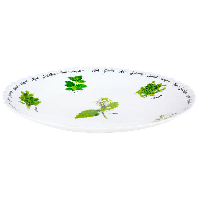 Тарелка HOME COLLECTION Verdi 24см обеденная керамика