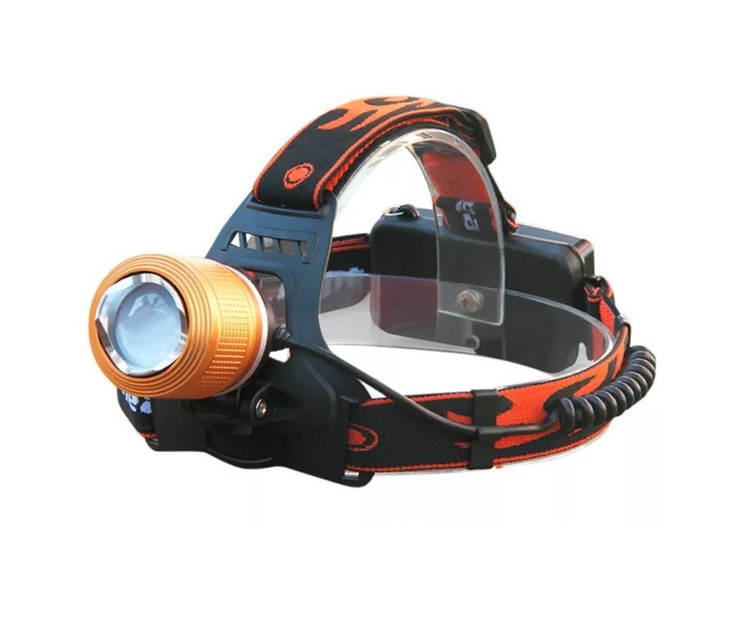 Налобный фонарь LQS, Dual Light, встроенный аккумулятор, до 500м