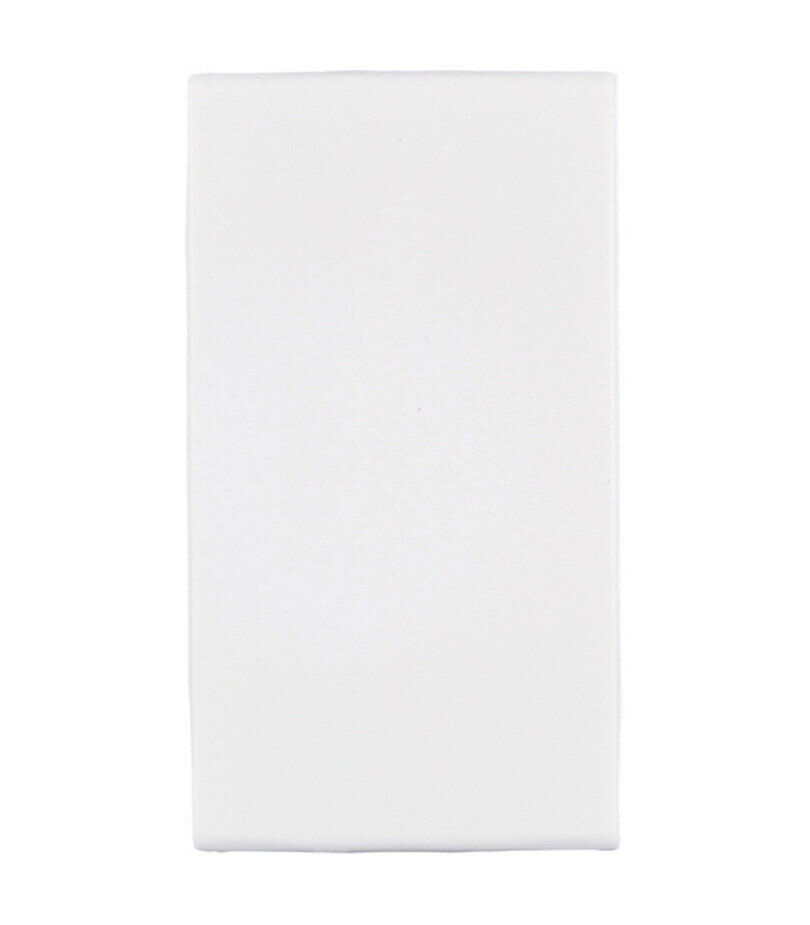 Заглушка для кабель-канала белая 1 модуль