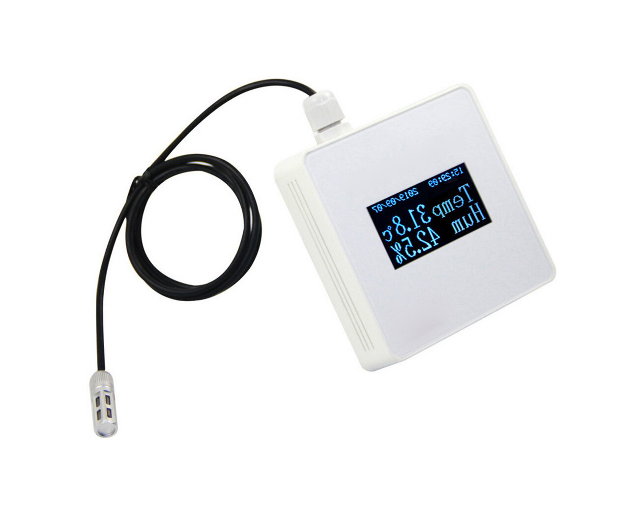 Автономный Wi-Fi датчик температуры и влажности Straz Wi-Fi TH/952 (2.4 МГц) (C970089NS) для сверх низких температур -40.+120 с экраном, Tuya / Sma