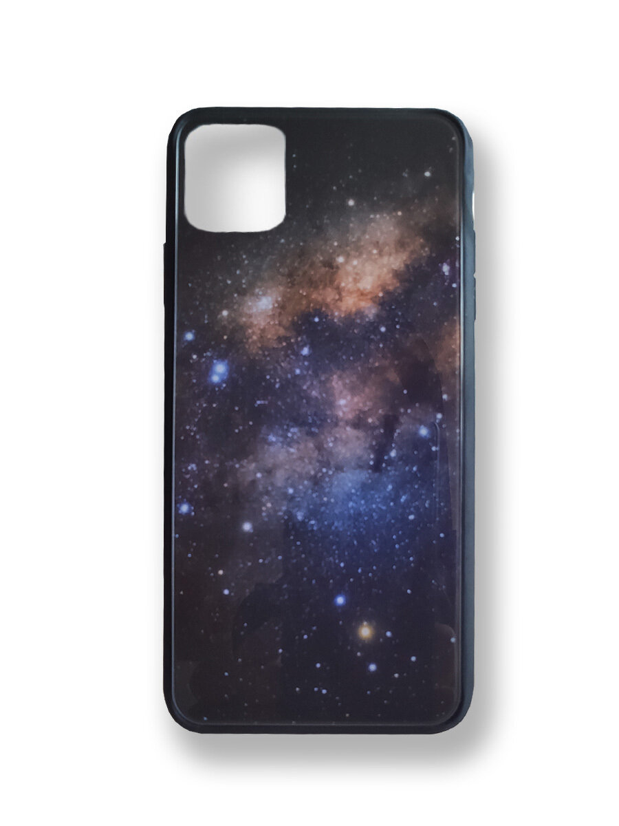 Стеклянный TPU-PC чехол накладка Rock Glass Phone Cases для Apple iPhone 11 Pro Max