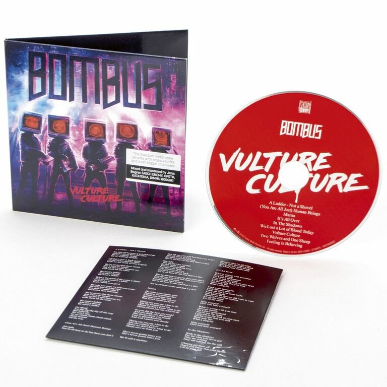 Фирменное издание Bombus - Vulture Culture Cd