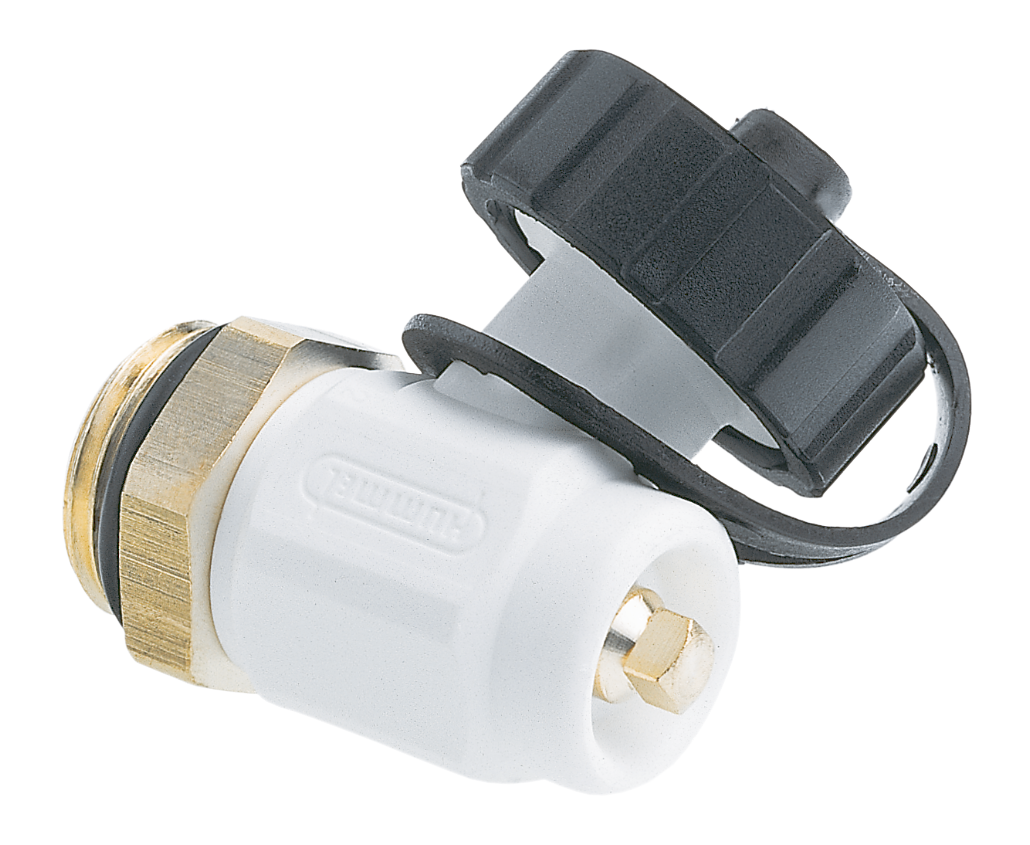 Кран Hummel SFE, для промывки и слива системы, латунь/пластик, уплотнение кольца