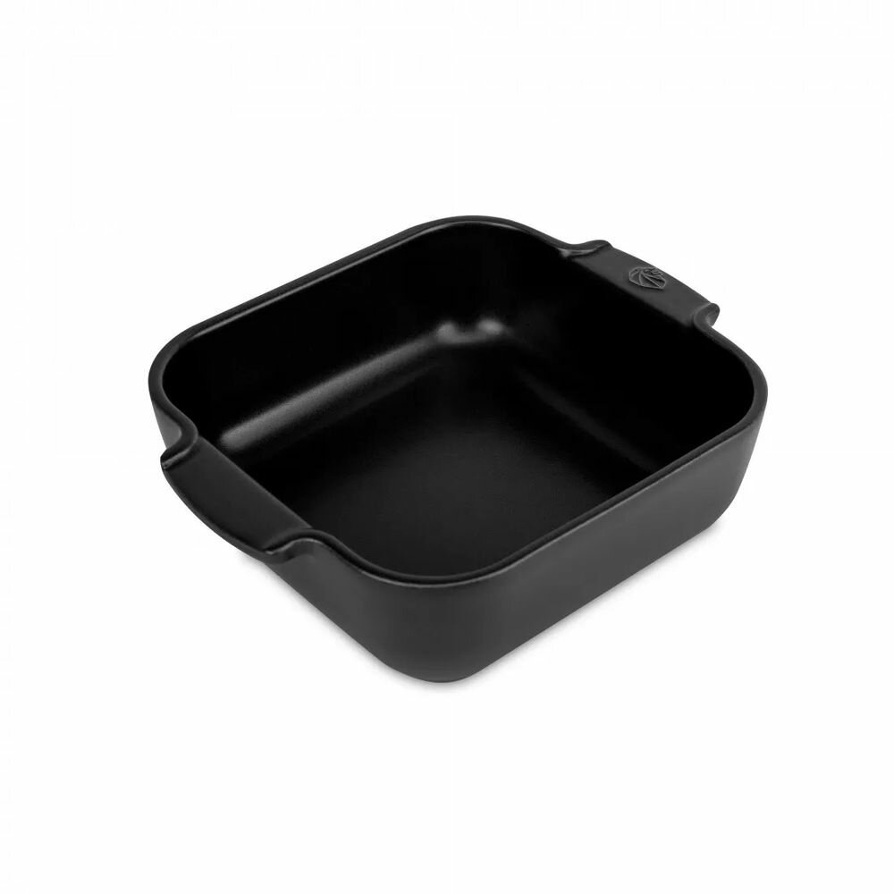 Форма для запекания Peugeot Ceramic квадратная, 21х21х5.4 см, 1.1 л, черная