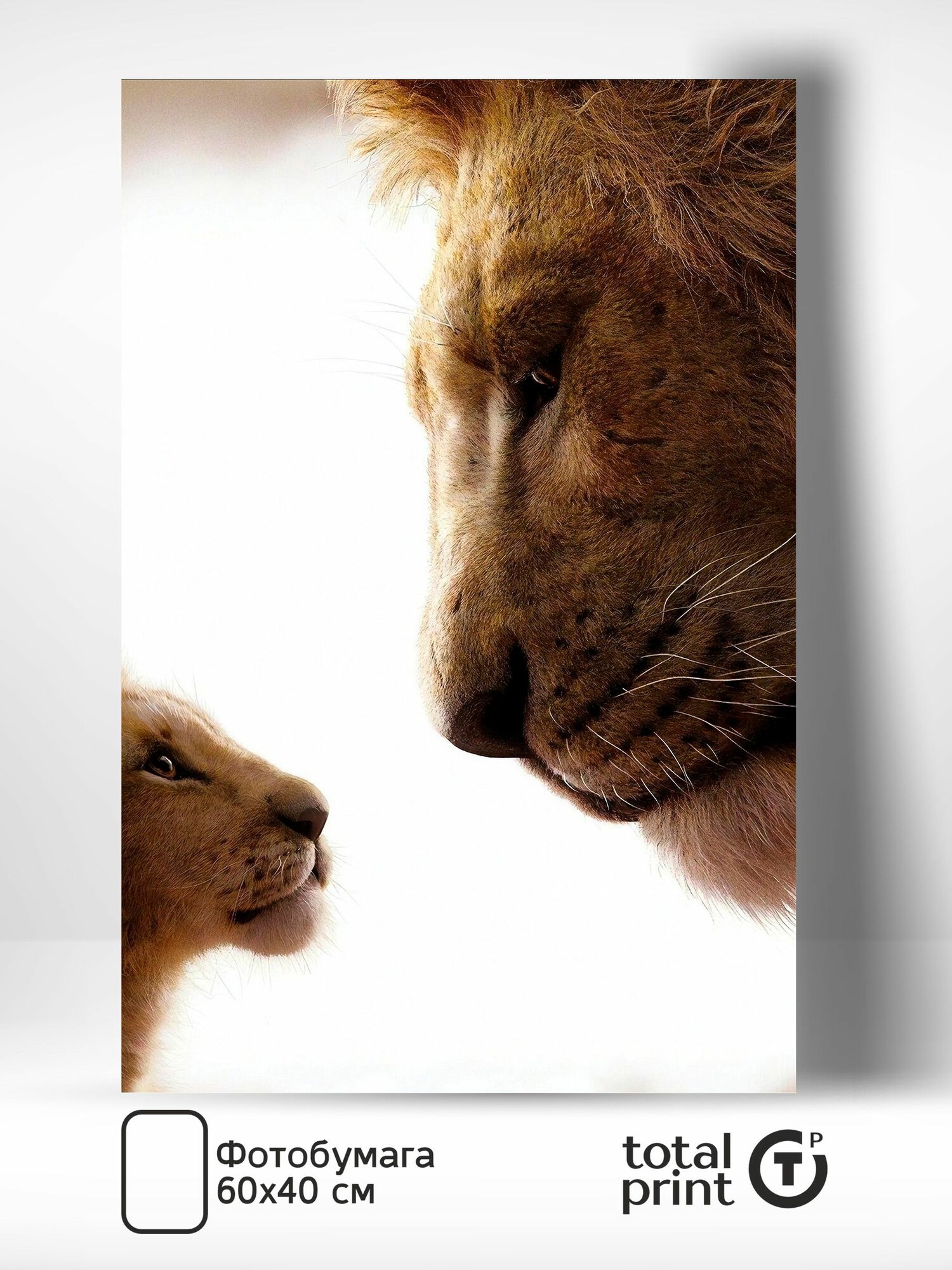 TotalPrint Постер для интерьера, Король Лев, 60х40см.