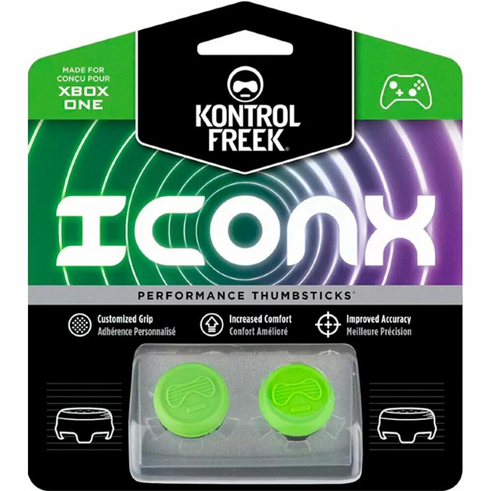 Накладки на стики KontrolFreek ICONX для геймпада Microsoft XBOX One/Series (салатовый) Зелёный