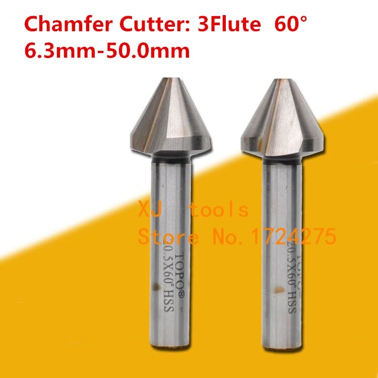 KAVTECNC TOOLS Зенкер для снятия фаски 6,3-50 мм 40.0mm x 60 Degree