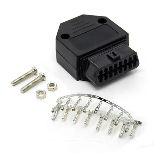 OBD штекер OBD2 16-контактный разъем OBD II Адаптер OBDII Разъем J1962 Разъем OBD2 1962 года на складе Female
