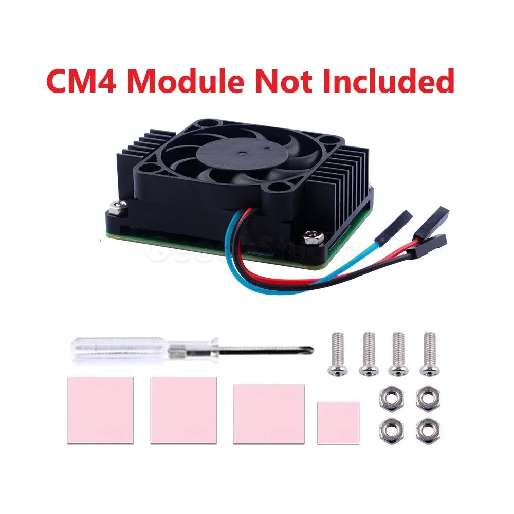 Geeekpi Радиатор для Raspberry Pi CM4 With Cooling Fan — фото 1