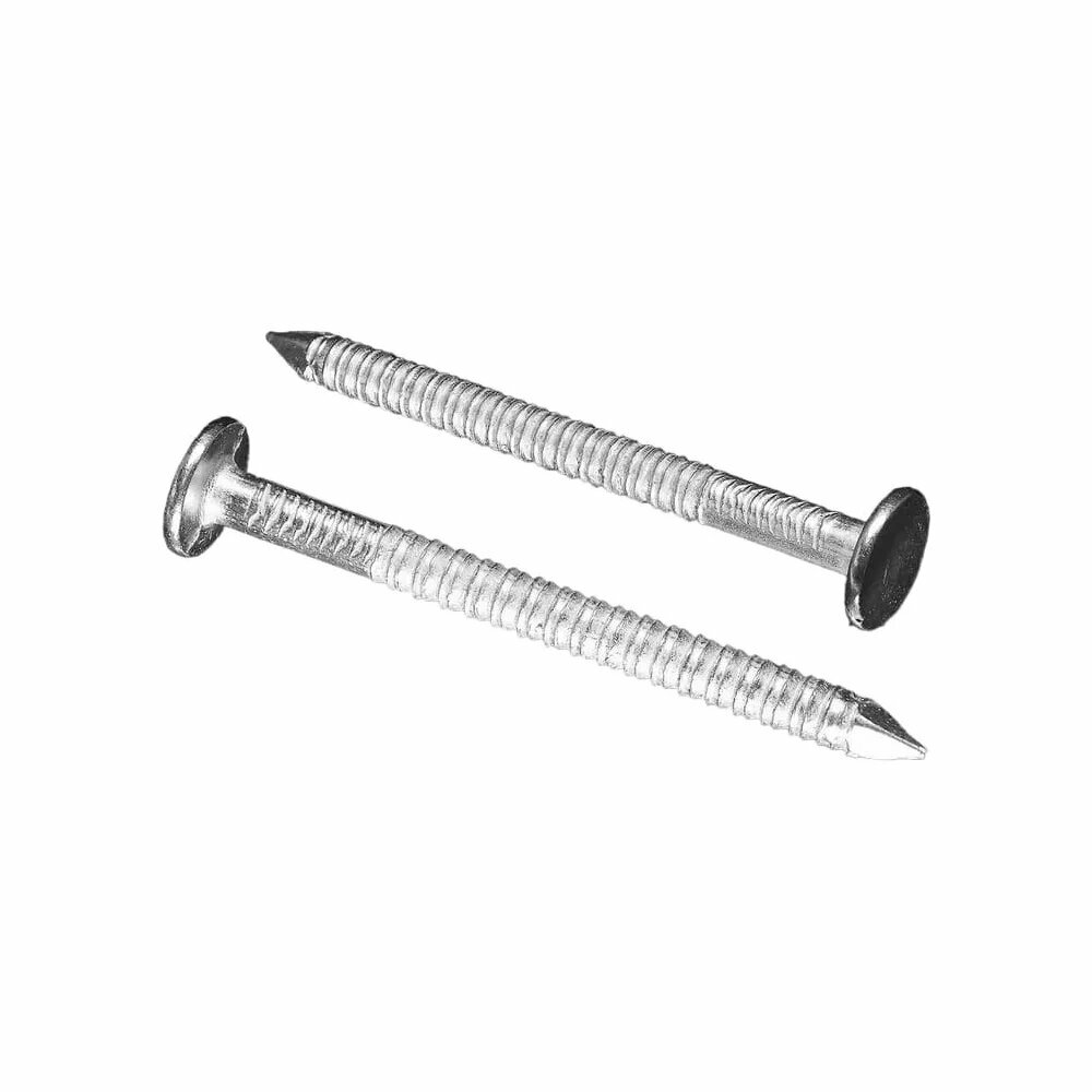 Ершеные гвозди с плоской головкой BOWT цинк, 4,2x50, 500 шт. C03825