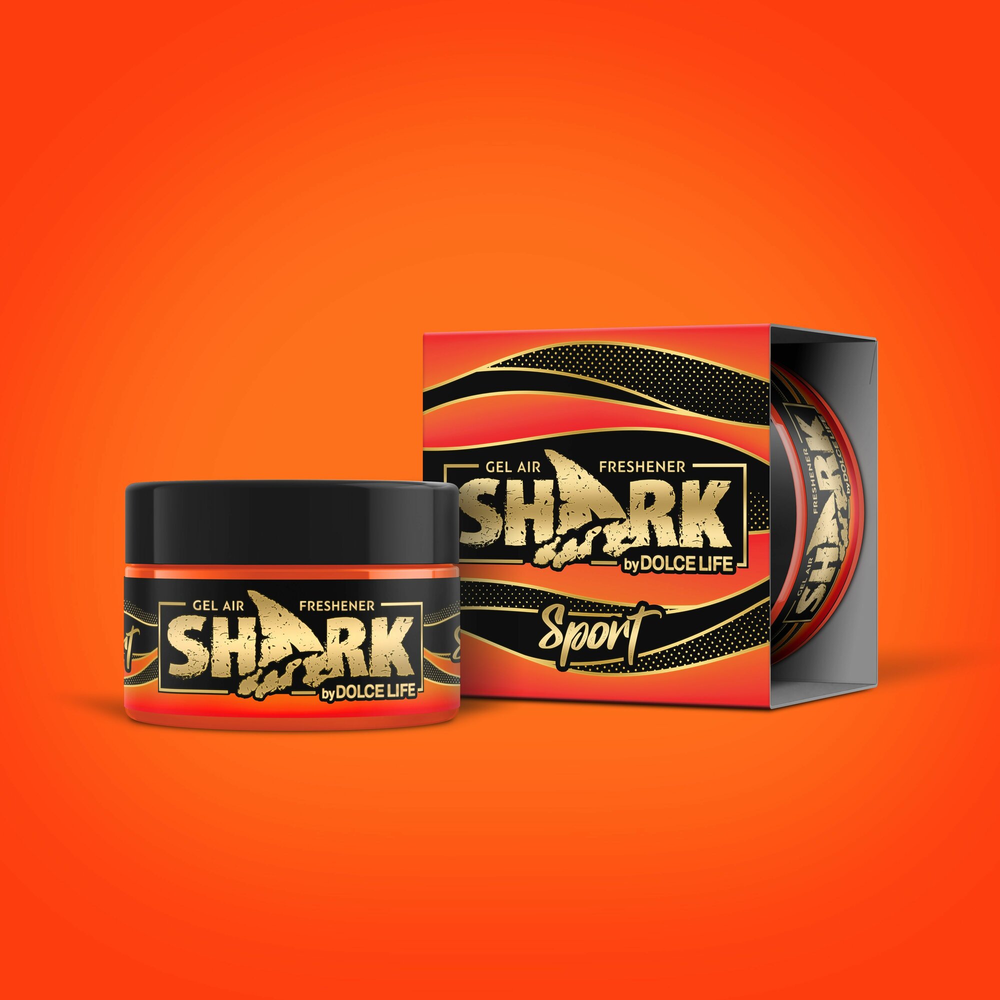 Ароматизатор на панель автомобиля (желеобразный) аромат: спорт