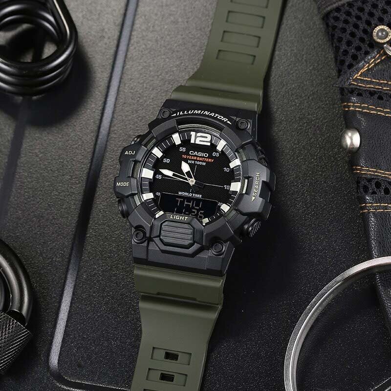 Наручные часы CASIO Collection, хаки — фото 1
