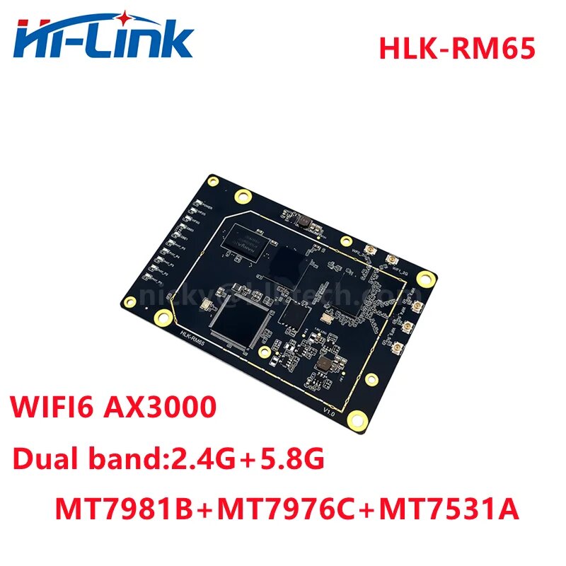 Bibikoo HLK-RM65 WiFi 6 модуль маршрутизатора HLK-RM65 bare module
