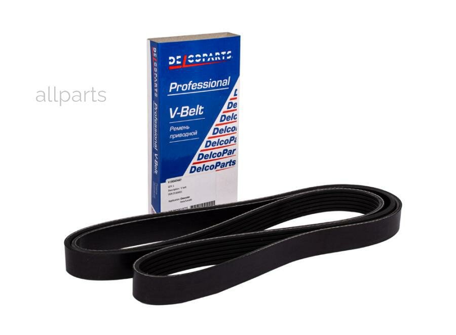 DELCOPARTS 19347447 Приводной ремень Chevrolet AVEO LACETTI