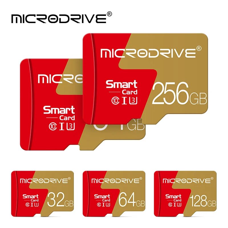 MicroDrive Micro-SD карта памяти 128 ГБ / 64 ГБ / 32 ГБ / 16 ГБ / 8 ГБ Class10 32GB
