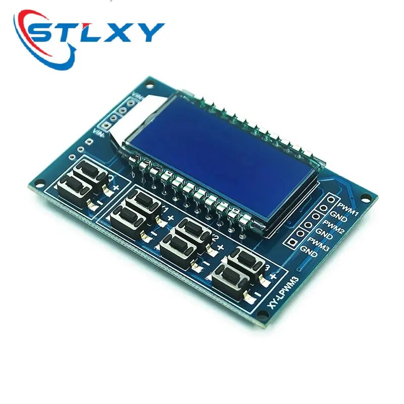 Генератор сигналов ШИМ Stlxy 1 Гц-150 кГц, 3 CH LCD displsy