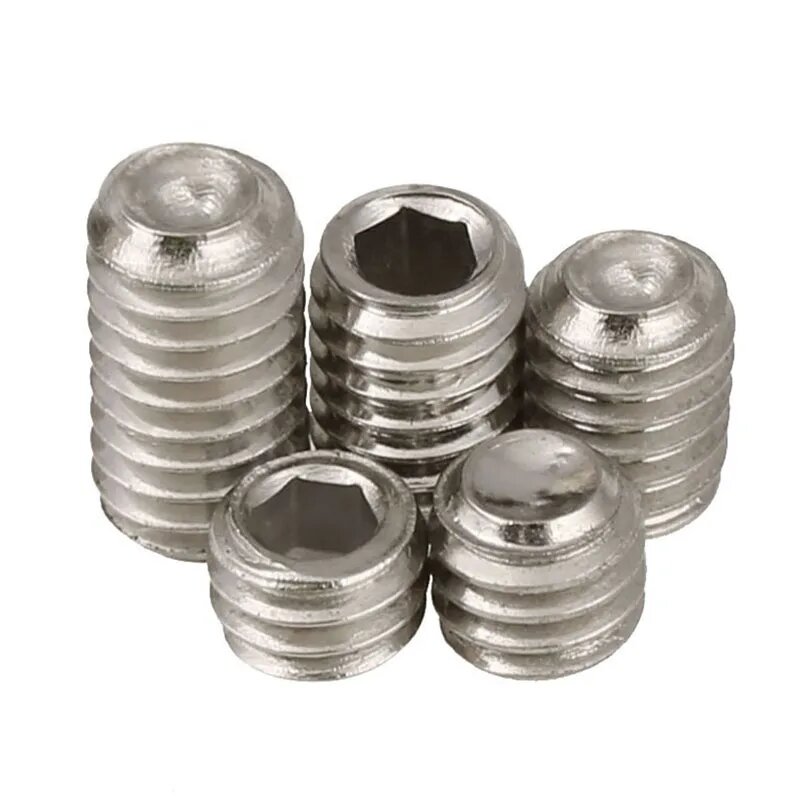 Никелевые винты с покрытием под шестигранник M2.5 M3 M4 M4x4, 5pcs