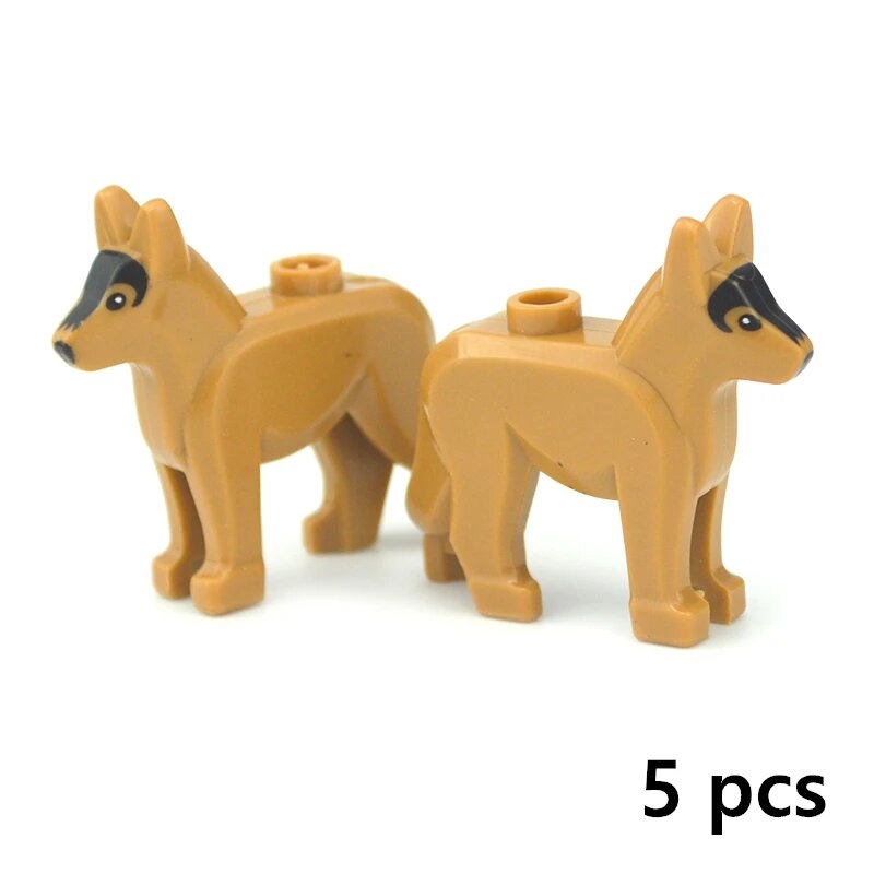 Леду Лего-конструктор Ферма Животные 5pcs dog E