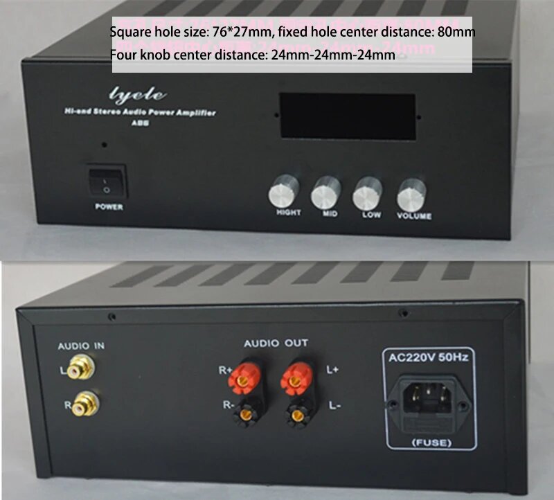 Lyele A86 усилитель стерео 2.0, Цвет: 1