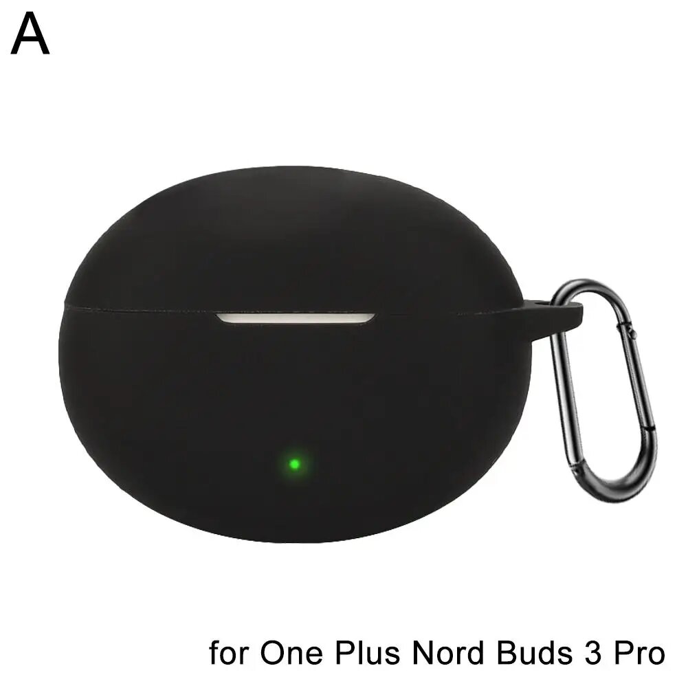 Черный силиконовый чехол для OnePlus Nord Buds 3 Pro