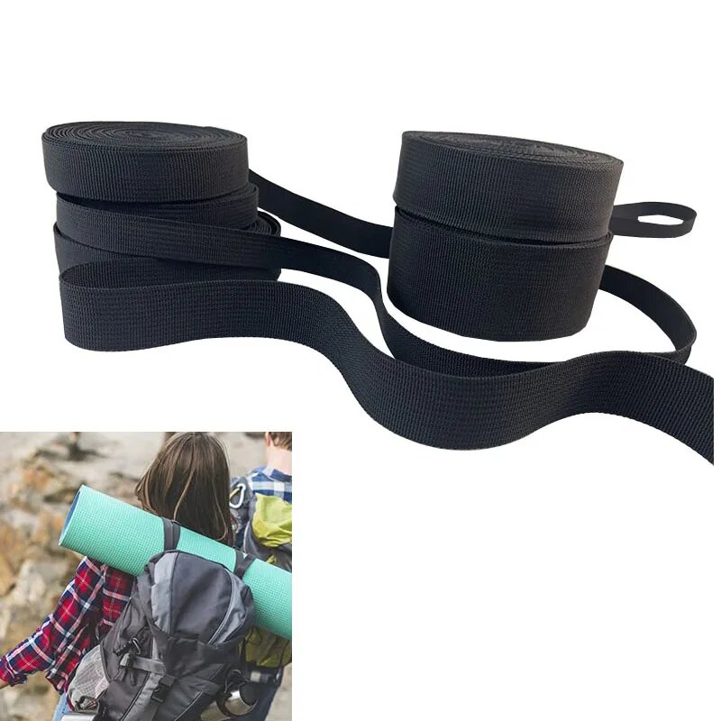 Черная тканая лента из полиэстера 20/25/32/38/50/60/70 мм 3.2 CM