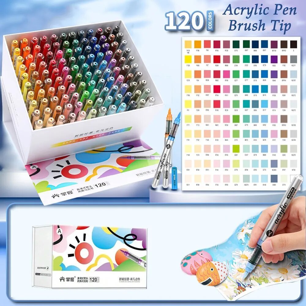 Grasp markers Набор маркеров Акриловый, толщина: 5 мм, 120 шт. для граффити