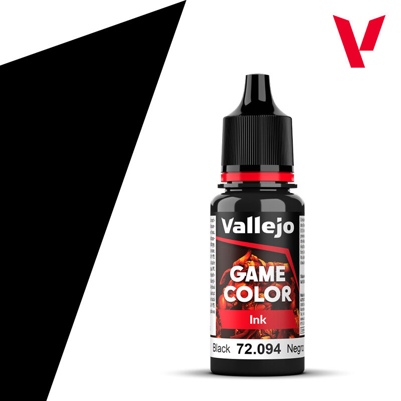 Краска g72094 Vallejo серии Game Color Ink Black Ink (Черный) 18ml