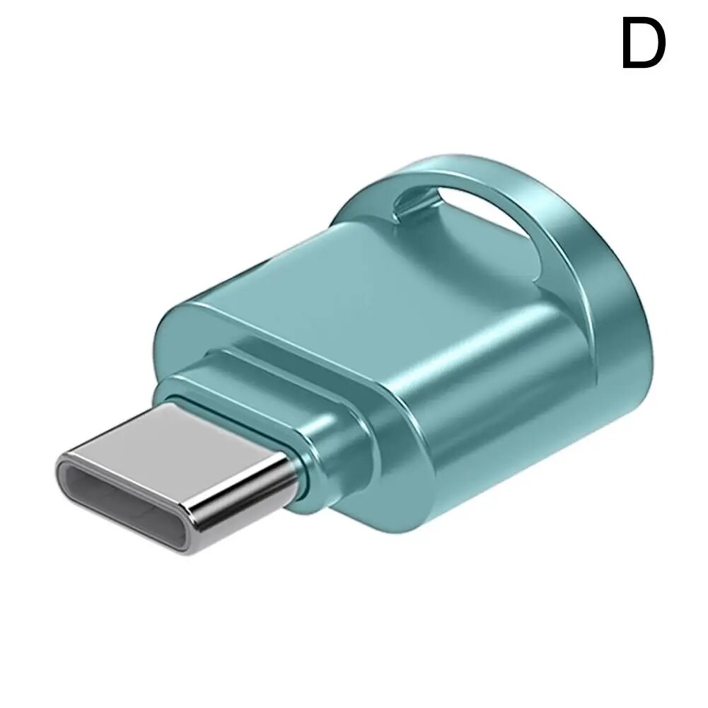 Адаптер USB Type-C OTG с картридером, Цвет: D