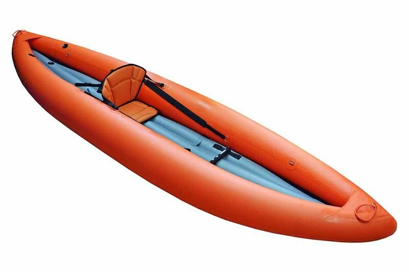 Байдарка надувная Вольный Ветер "Маэстро 340", оранжевый, с самоотливом