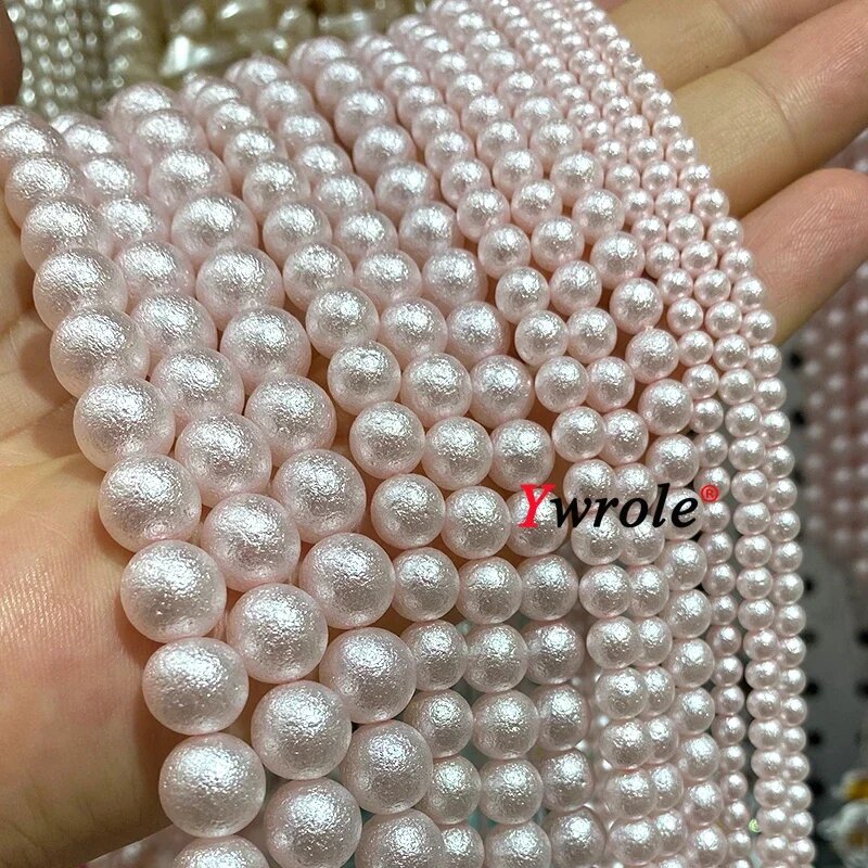 Бусины из хлопка и жемчуга YWROLE 6 8 10 мм