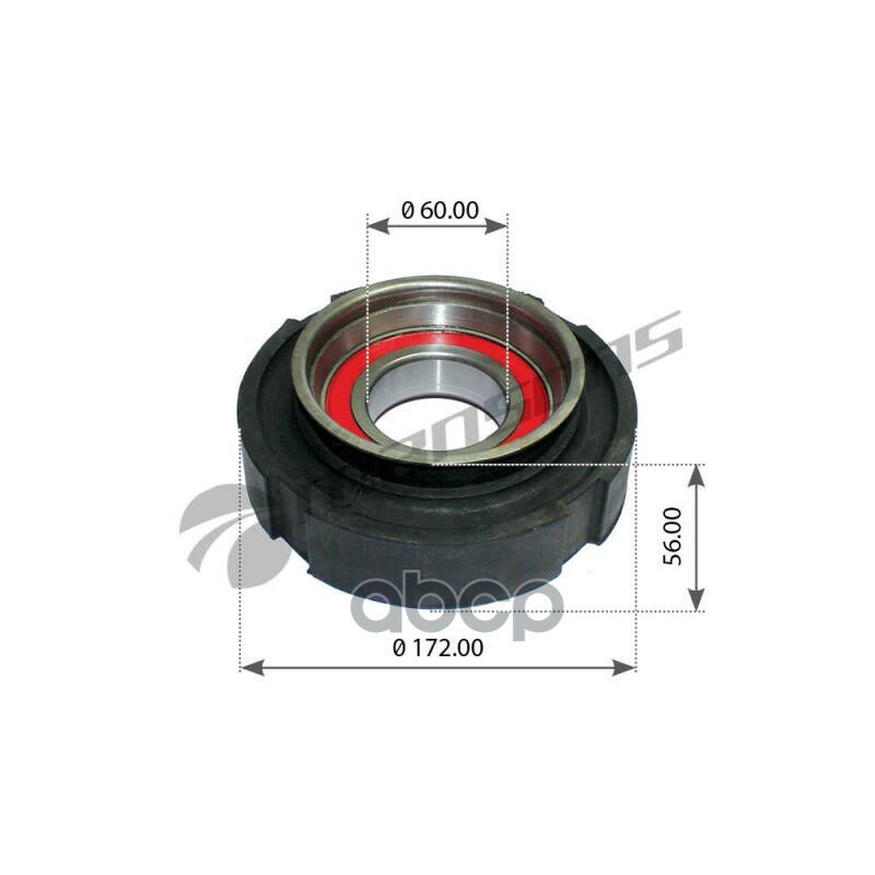 Подшипник подвесной! d172xd60x56mm Scania P310/410/510/610/612 Mansons арт. 100656