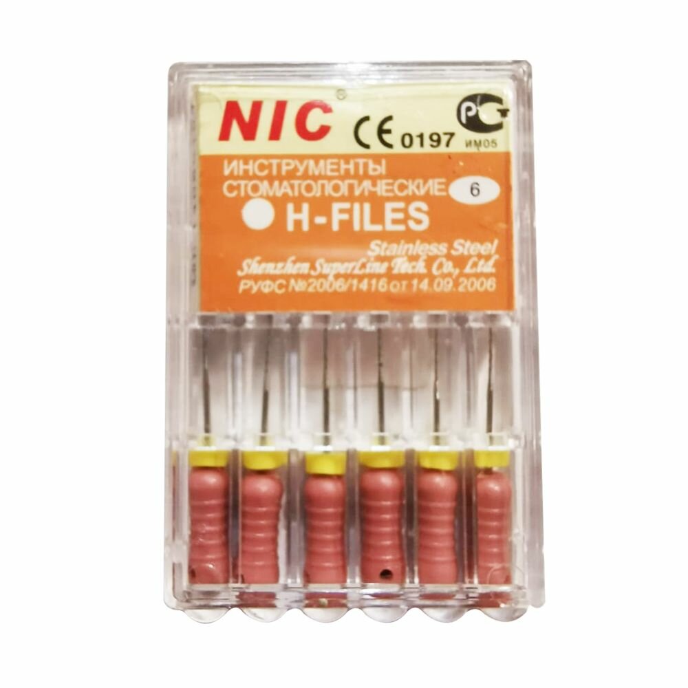 H-Files NIC №6 эндодонтический инструмент