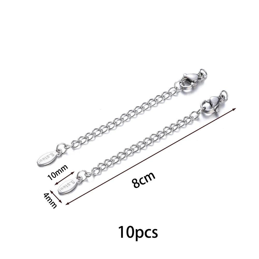 Набор удлинителей для браслетов St.kunkka, 10 шт, Steel 01